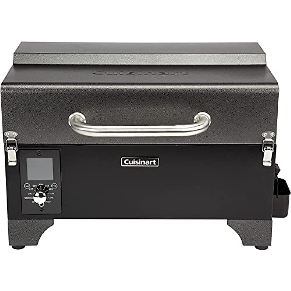 Cuisinart CPG-256 Portable Wood Pellet Grill and Smoker, Black and Dark Gray