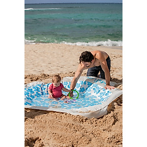 Beach Puddle Flexible Kids Beach Pool (Blue)