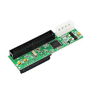 SinLoon SATA Female to 40 pin Male 3.5 inch IDE Adapter for PC and Mac Computer to SATA Hard Drive Interface Adapter(SATA F/3.5 M Big)