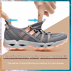 ziitop Water Shoes Women Outdoor Hiking Shoes Quick Drying Beach Aqua Shoes Travel Trekking Walking Climbing Sneakers