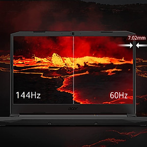 Acer Nitro 5 AN517-41-R7FP Gaming Laptop, AMD Ryzen 5 5600H Hexa-Core Processor | NVIDIA GeForce RTX 3060 Laptop GPU | 17.3" FHD 144Hz IPS Display | 16GB DDR4 | 512GB NVMe SSD | WiFi 6 | BL Keyboard