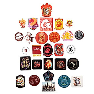 Conquest Journals Harry Potter Gryffindor Vinyl Stickers, Unique Stickers Including Holograms, Waterproof and UV Resistant, Great for All Your Gadgets, Potterfy All The Things (60 Pack)
