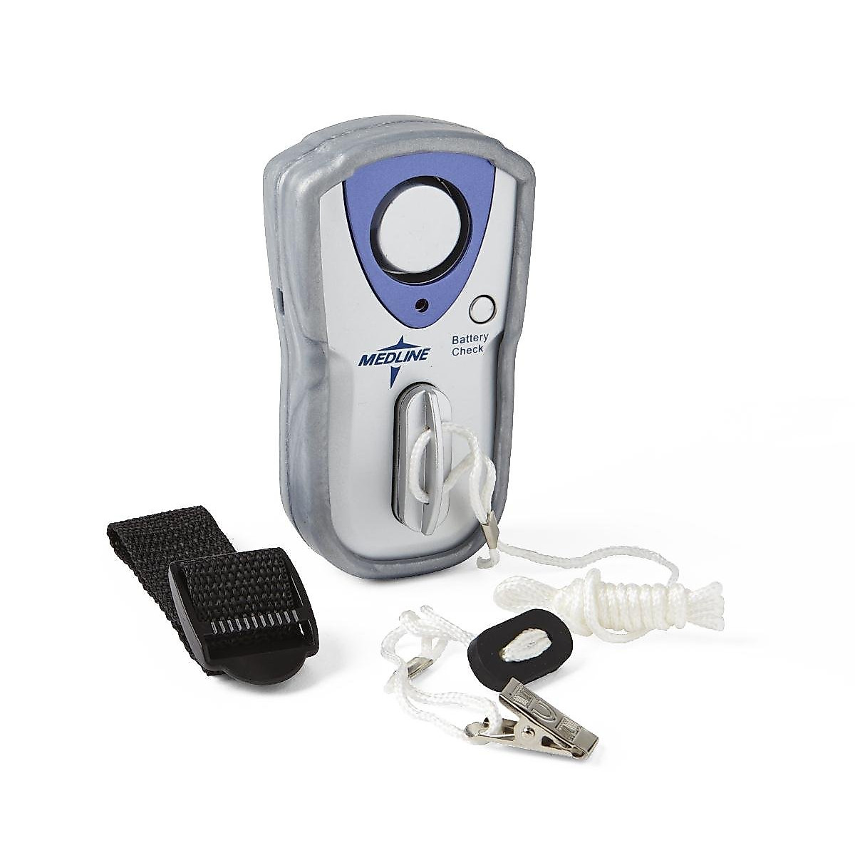 Medline Advantage Patient Alarm with Magnetic Tether, Secure Caregiver Alert System, Easy Setup, Pack of 5