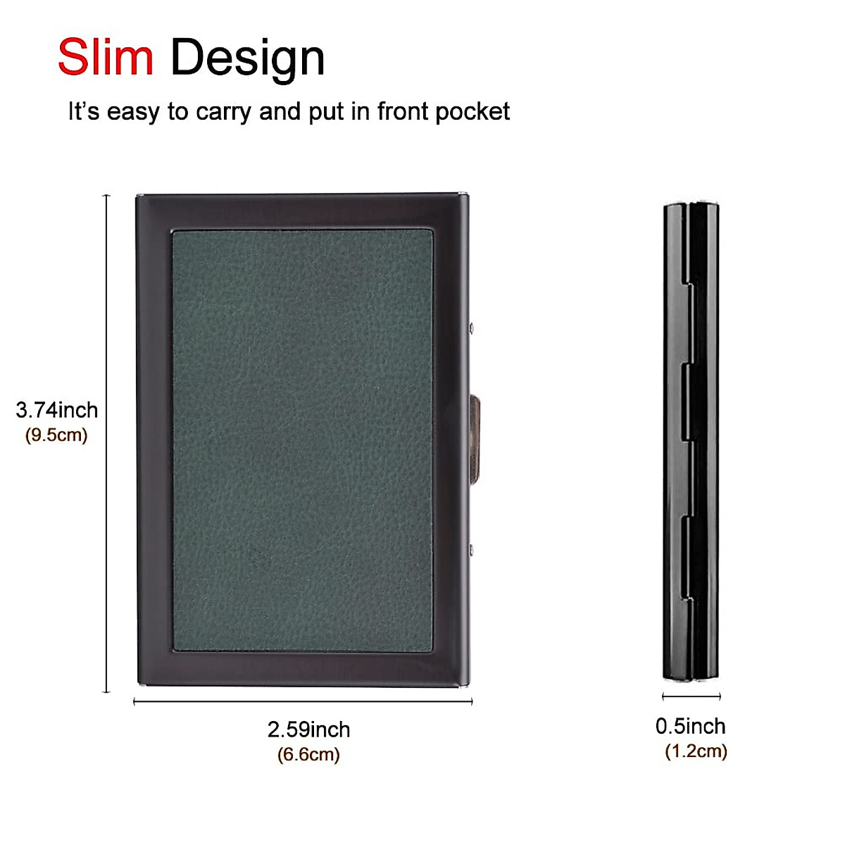 EASTNIGHTS Rfid Credit Card Holder Slim Metal Card Wallet Business Card holders Small Card Case for Men Women
