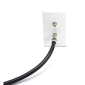 THE CIMPLE CO 3 Feet - RG-11 Coaxial Cable F Type Cable High Definition with RG11 Coax Compression Connectors - (Black)
