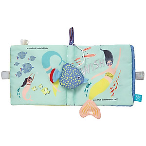 Manhattan Toy Under The Sea Soft Baby Activity Book with Squeaker Fish