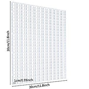 Aquarium Fish Tank Bottom Isolation, Grid Divider Tray Egg 4 Pcs (L 4pcs)