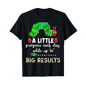 A Little Progress Each Day Hungry Caterpillar Back To School T-Shirt