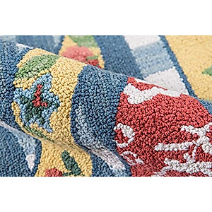 Madcap Cottage Summer Garden Think of England Area Rug, 5' X 8', Multi
