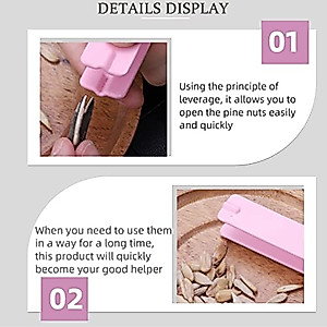 Melon Opener 20Pcs crab crackers and tools Artifact Melon Sunflower Peeler Watermelon Shell Plier Nut Openers for Kitchen Tool Pink nut cracking tools Blue nut Nut Sheller