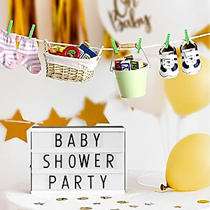 60 Baby Shower Clothespin Games (Green)