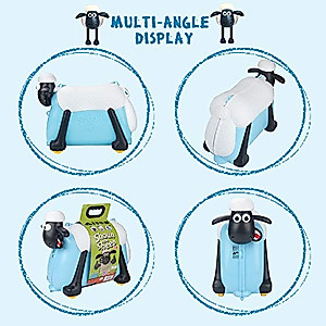 Shaun the Sheep Kids Ride-On Suitcase Carry-On Luggage (Blue), Bluenew, ride on luggage