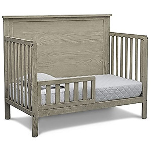 Delta Children Middleton 4-in-1 Convertible Baby Crib, Textured Limestone