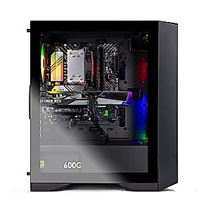 Skytech Gaming Nebula Gaming PC Desktop – Intel Core i5 12400F 2.5 GHz, RTX 3050, 1TB NVME SSD, 16G DDR4 3200, 600W Gold PSU, AC Wi-Fi, Windows 10 Home 64-bit