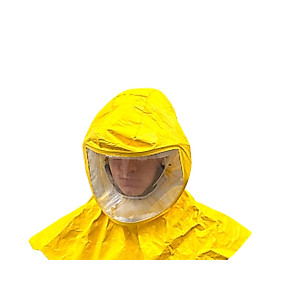 Standard Polypropylene Hood Assembly with Inner Collar and Head Suspension (for Use with Certain Powered Air Purifying and Supplied Air Respirator Systems). Small/Medium (1, Small/Medium)