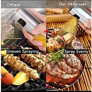 Egypticana home/commercial Oil Sprayer for Cooking, Olive Oil Sprayer Mister, Spray Bottle for Kitchen, 100ml Glass, Oil Vinegar Spritzer Sprayer Glass Bottles for Salad, cooking, roasting, BBQ