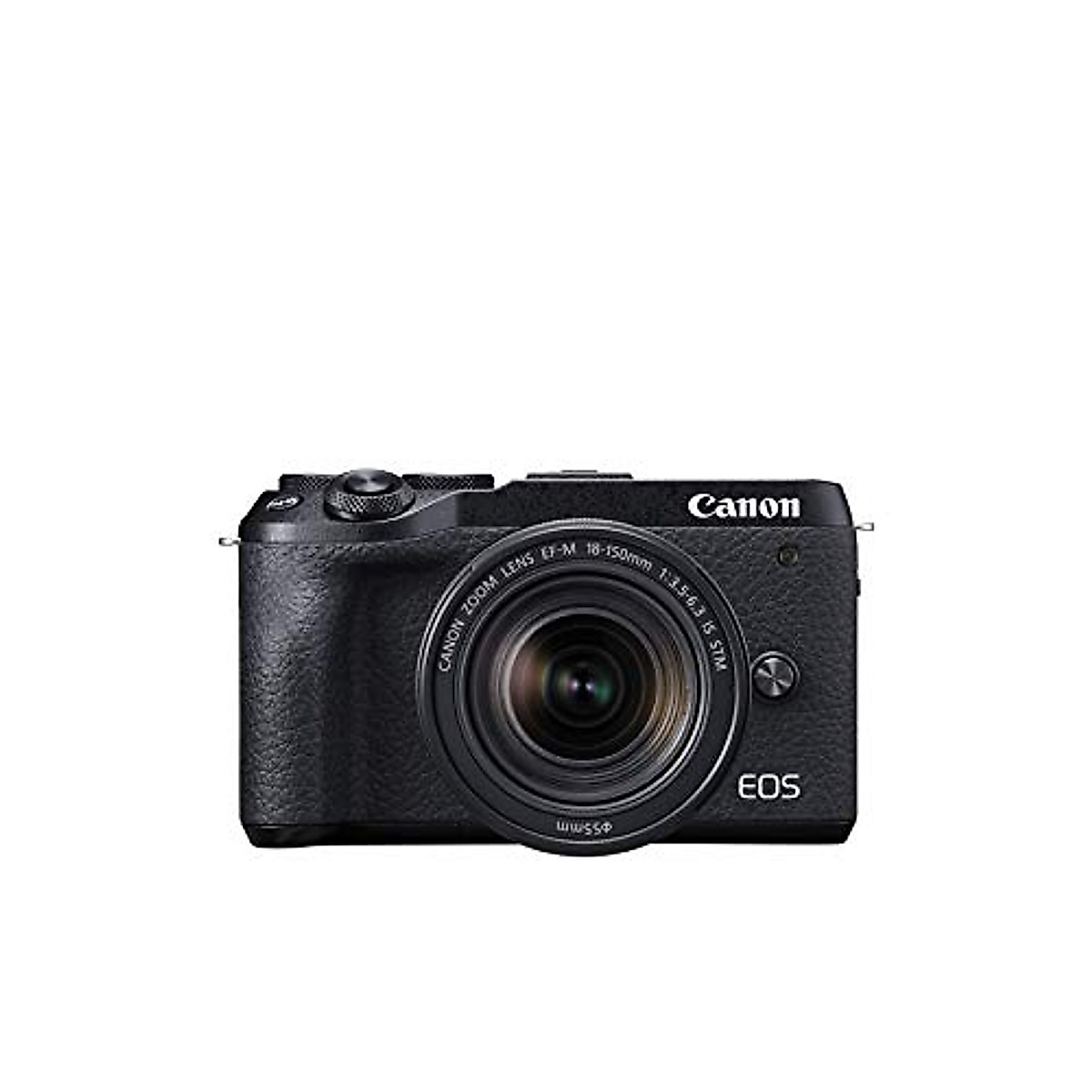 Canon Mirrorless Camera [EOS M6 Mark II] for Vlogging + EF-M 18-150mm Lens + EVF Kit|CMOS (APS-C) Sensor| Dual Pixel CMOS Auto Focus| Wi-Fi |Bluetooth| 4K Video, Black