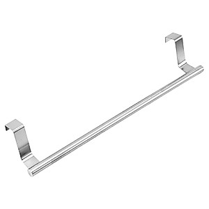 Towel Hanger for Door - Over The Door Stainless Steel Towel Rack, Kitchen Over Door Towel Rack | Space-Saving Bathroom Towel Bar, Rustproof Towel Rack for Garage, Apartments