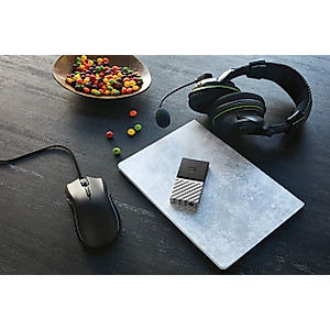 WD 512GB My Passport SSD Portable Storage - USB 3.1 - Black-Gray - WDBKVX5120PSL-WESN