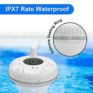 Inkbird Pool Thermometer with Bluetooth, for Hot Tub, Swimming Pool, Aquarium