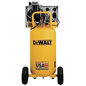 Dewalt DXCM251.COM 2 HP 25 Gallon 200 Max PSI 7.7 SCFM @ 40 PSI 6.2 SCFM @ 90 PSI Oil-Lubed Belt Drive Electric Portable Vertical Air Compressor