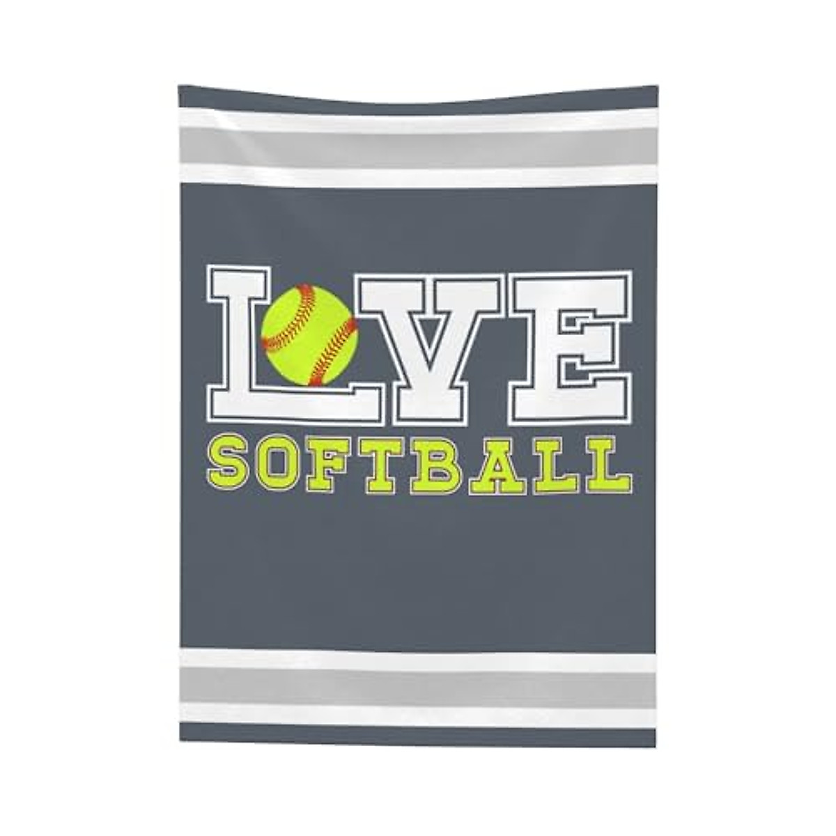ONE TO PROMISE Softball Blanket, Softball Gifts for Girls, Best Girls Softball Gifts, Softball Blankets Gift for Girls, Soft Plush Softball Throw Blanket for Christmas Birthday 40" x 50"