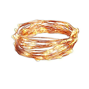 12x 20 LED WW String Battery Operated Copperr String Wire Fairy Lights Xmas Party