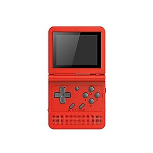 ZOSTER Powkiddy V90 Handheld Game Console Portable Retro Built in 6,000 Games 64G 3.0 Inches IPS Screen Open Source System Arcade Game Console Toy Gift for Kids Adults