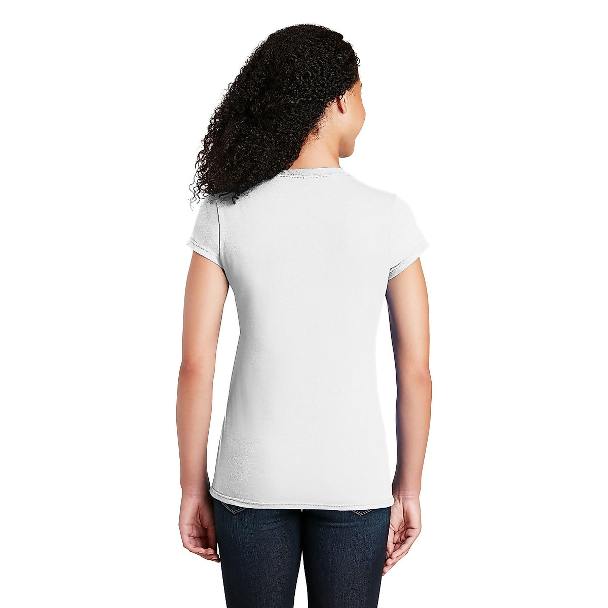 Gildan Ladies Soft Style Short Sleeve T-Shirt (S) (White)