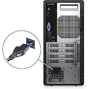 Dell Vostro 3888 Business Desktop Computer, Intel Hexa-Core i5-10400 up to 4.3GHz (Beats i7-7700), 32GB DDR4 RAM, 1TB PCIe SSD + 1TB HDD, DVDRW, 802.11AC WiFi, Bluetooth, HDMI, VGA, Windows 10 Pro