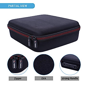 LTGEM EVA Hard Case for Zoom H6 All/Zoom H6 Six-Track/Zoom H6essential / Zoom H4essential Portable Recorder. Fits Charger, Cable and Other Accessories