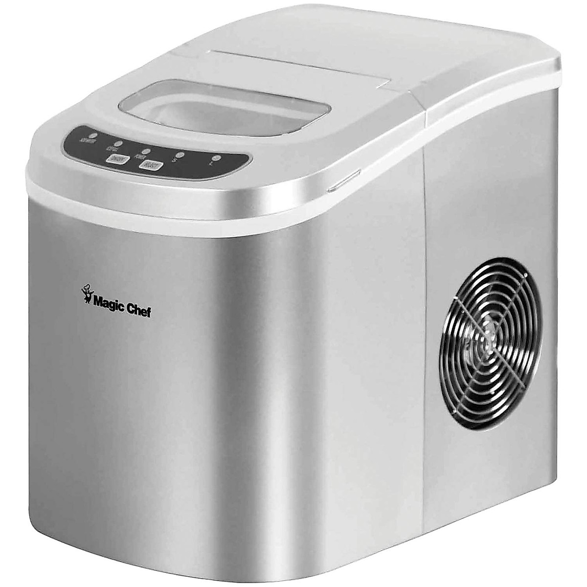 Magic Chef MCIM22SV 27Lb-Capacity Portable Ice Maker