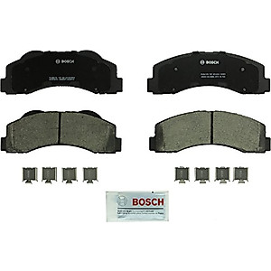 BOSCH BC1414 QuietCast Premium Ceramic Disc Brake Pad Set - Compatible With Select Ford Expedition, F-150; Lincoln Navigator; FRONT