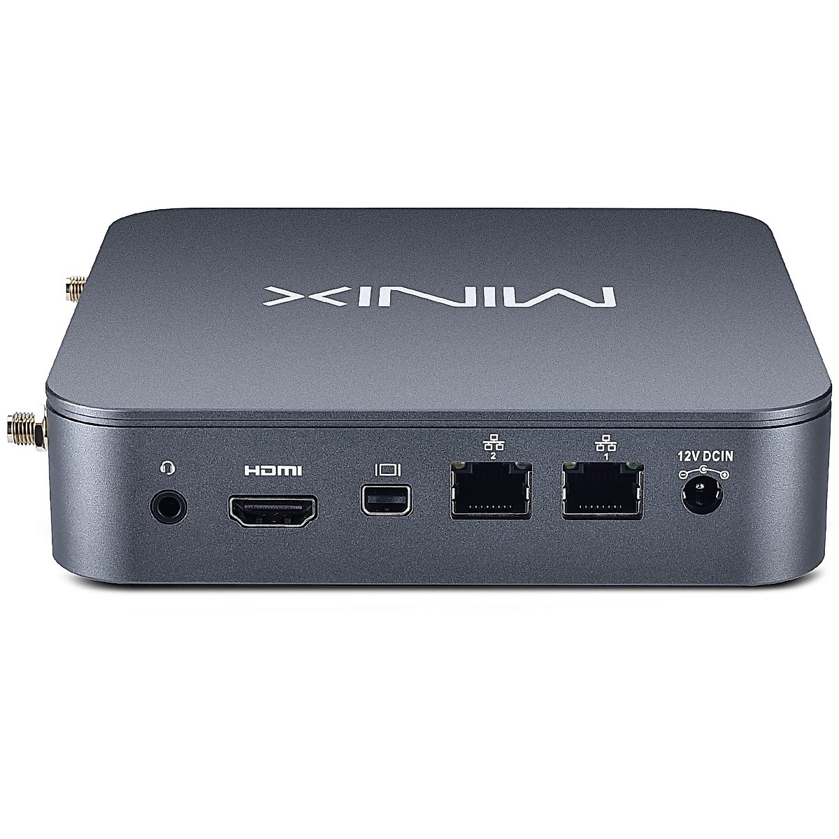 MINIX NEO J51-C8 Max Mini Computer, 8GB/512GB M.2 PCIe NVMe SSD Windows 11 Pro, Aluminum/Wi-Fi6/Dual 2.5GB LAN/USB-C/Triple Display/4K/Auto Power On/PXE Boot/RTC/Vesa Mount