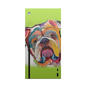 Head Case Designs Officially Licensed Michel Keck Bulldog Art Mix Vinyl Sticker Gaming Skin Case Cover Compatible with Xbox Series X Console and Controller Bundle