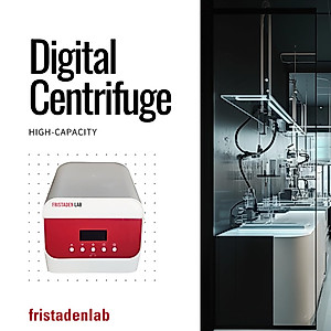Fristaden Lab Digital Centrifuge | Highest Capacity in Its Class (300 mL) | USA Company | 10-4000 RPM | Precision Control