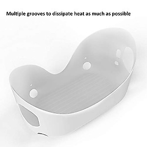 Silicone VR Protective Cover Compatible with Oculus Quest 2 Headset, VR Headset Protective Skin Accessories, Protects Cameras and All Ports, Anti-Scratch, Stain, Crush, etc (1 Pack, White)