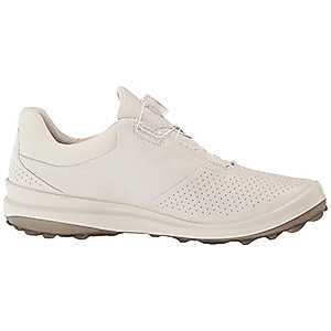 ECCO Men's Biom Hybrid 3 BOA Hydromax Water Resistant Golf Shoe, White, 10-10.5