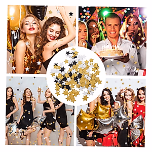 ERINGOGO 600 Pcs Confetti Fake Ice Cream Cone Desktop Decor Wedding Decor Dining Room Table Decor Table Scatter Wedding Embellishments Party Decoration New Sequins Paper Baby Metal Foil