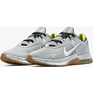 Nike Air Max Alpha Trainer 4 Mens Running Trainers, 10 M US, Lt Smoke Grey White Dk Smoke Grey Limelight Gum Lt Brown