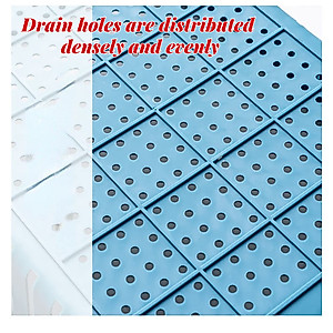 Multifunctional Chopping Board, Plastic Kitchen Sink Strainer with Stoarge Basket 3 in 1 for Cutting Washing Draining (Off White)