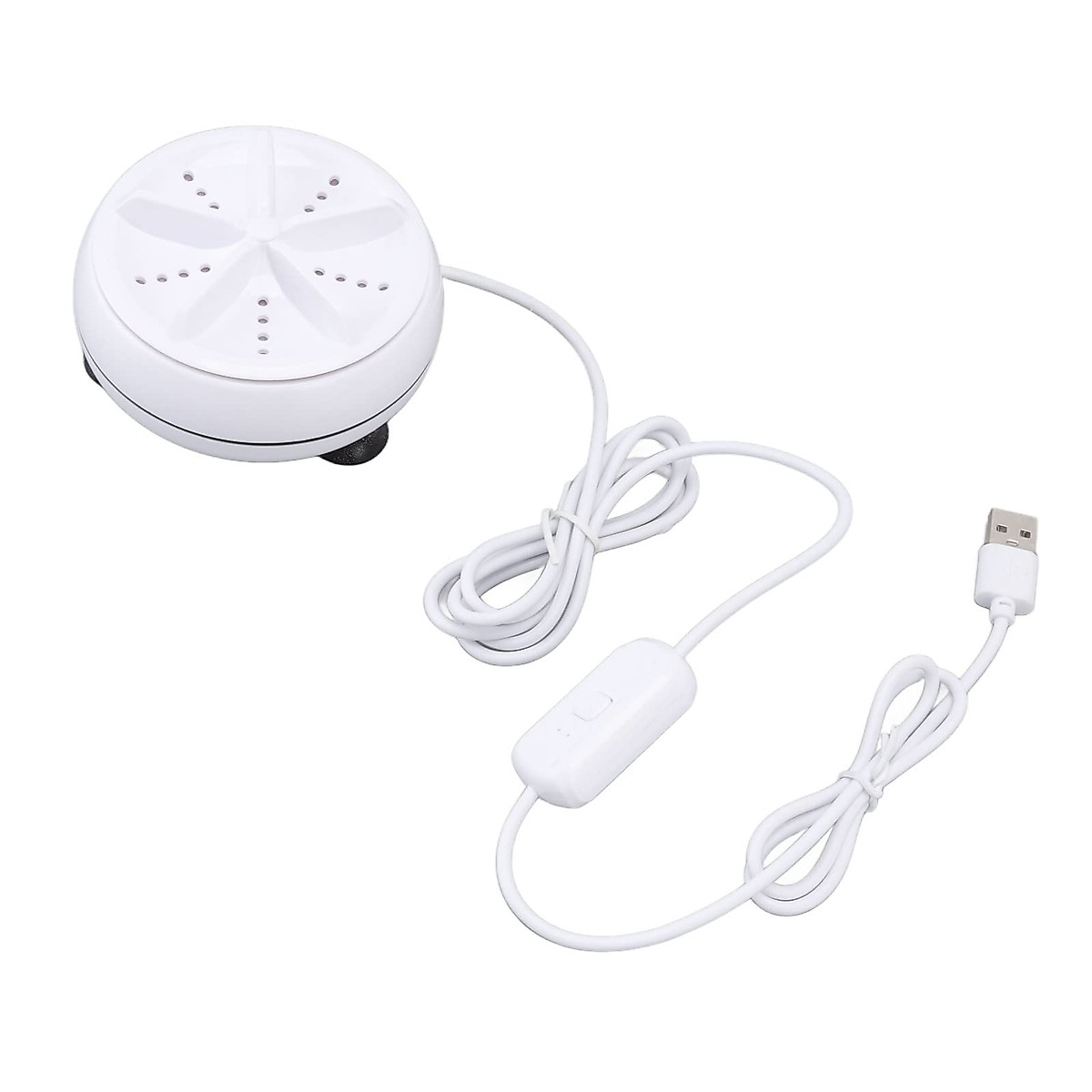 VTOSEN Mini Washing Machine Low Noise USB Powered Portable Washer for Underwear and Socks Cleaning for Travel, Dormitory, Automatic Portable Underwear Washer