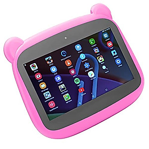 HEEPDD Kids Tablet, HD Tablet 32GB ROM 5000mAh US Plug 100‑240V 7 Inch Screen Dual Camera for Game (US Plug)