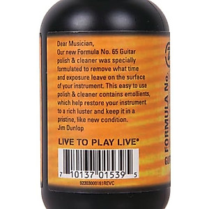 Dunlop 654 Formula 65 Guitar Polish & Cleaner 4oz.