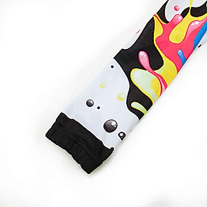 Women Long Sleeve Cycling Jersey MTB Shirts Mountain Bike Tops Bicycle Clothing Wave White XL