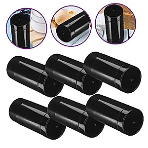 Empty Refillable Bottle 24 pcs for Refillable Cosmetic Aroma Bottle Filling Mini Balm Stick Tube Bottles Cream Black DIY Sample Empty Up Containers Lip Crafting Care Gloss Lipstick Round Tubes ( Color