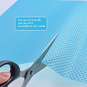 TIONTURE 4 Pcs Refrigerator Liners Refrigerator Mats EVA Fridge Liner for Glass Shelves Washable Refrigerat Mat Fridge Mats for Refrigerators Cabinets Wardrobes Drawers