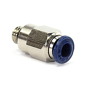 1/8th" Tube X 10-32 Push Lock Fitting For Nylon Hose