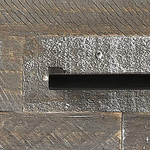 Signature Design by Ashley Mondoro Industrial Square End Table, Reclaimed Brown