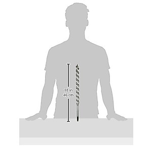 IRWIN Ship Auger, Tubed Bit, 1-Inch x 17-Inch (47416)